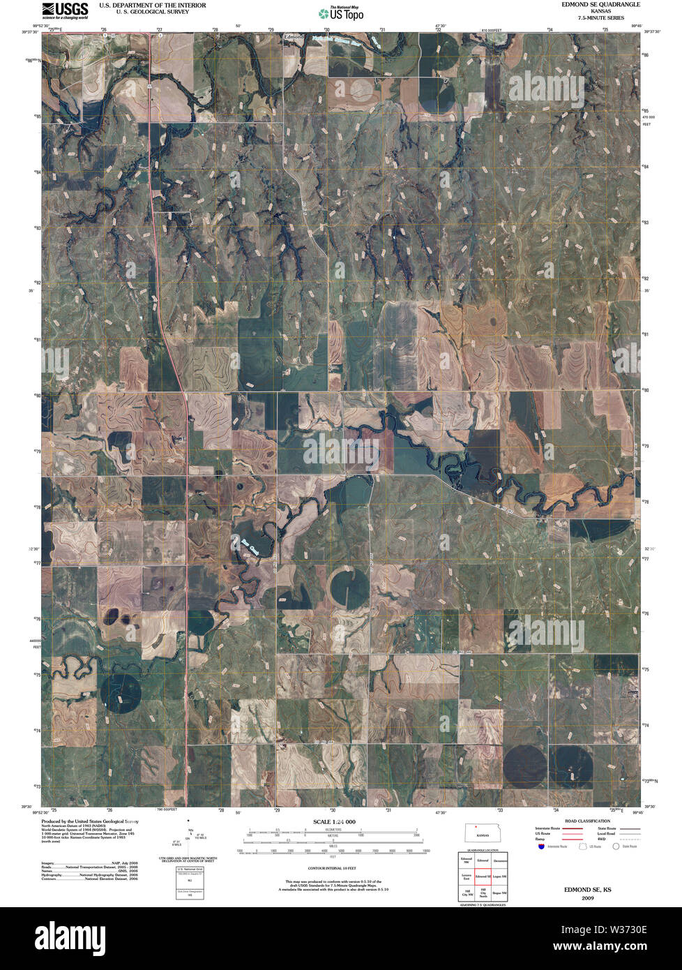Edmond map hi-res stock photography and images - Alamy