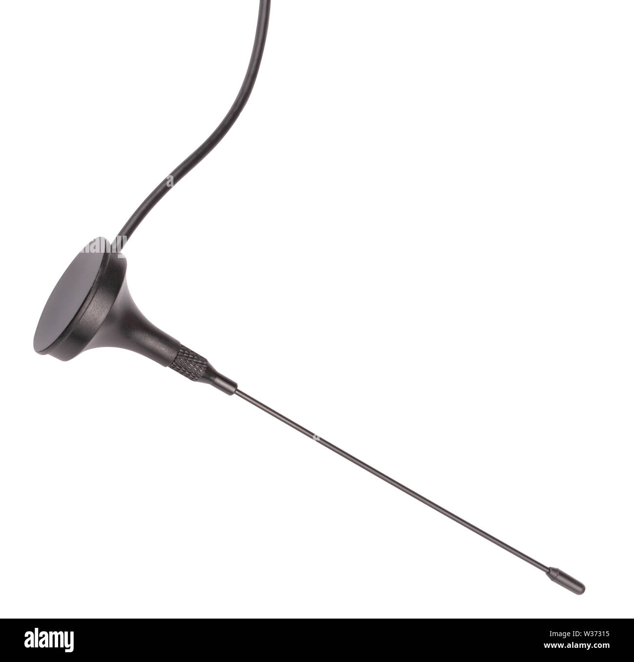 Black Antenna Isolated Stock Photo - Alamy