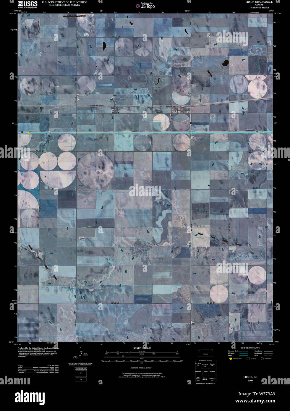 Map of edson hi-res stock photography and images - Alamy