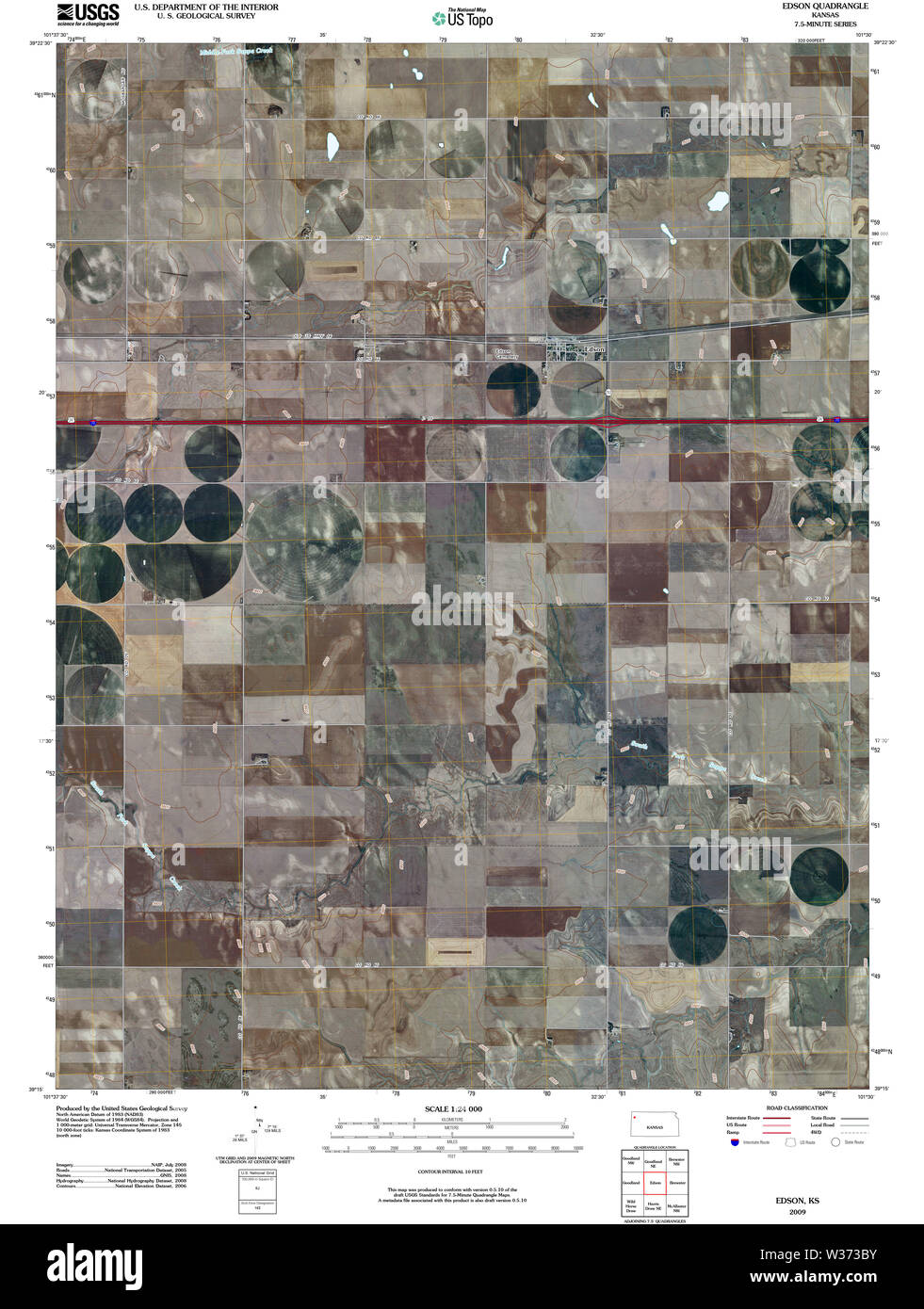 Map of edson hi-res stock photography and images - Alamy