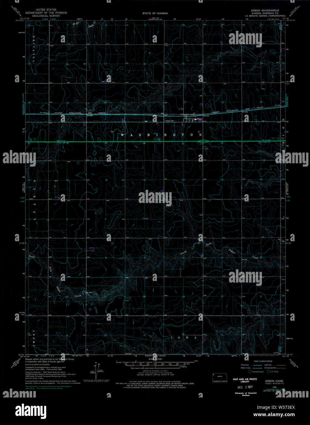 Map of edson hi-res stock photography and images - Alamy