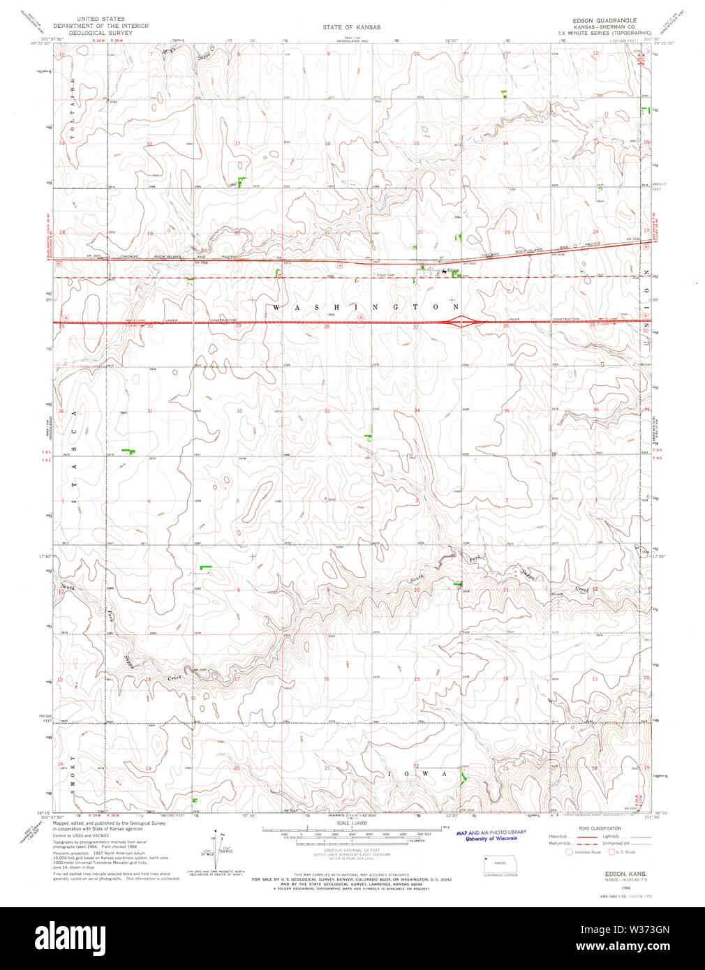 Map of edson hi-res stock photography and images - Alamy