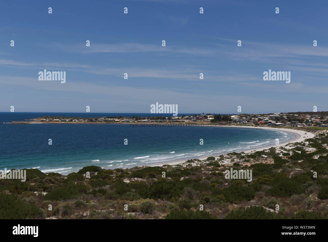 Beachfront at Port Neill Eyre Peninsula South Australia Stock Photo - Alamy