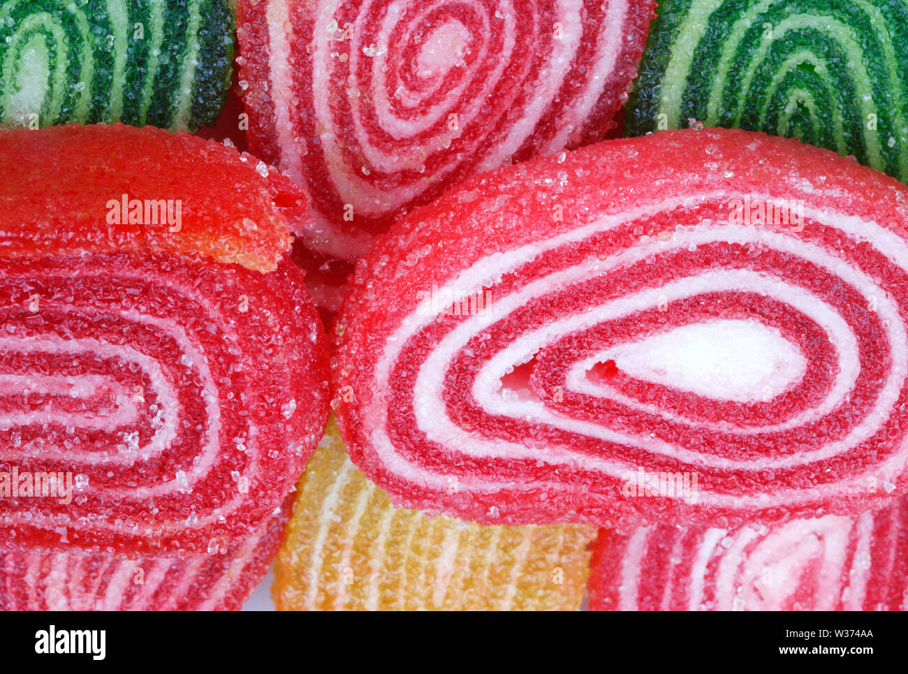 Multicolor Fruit Jelly Stock Photo - Alamy