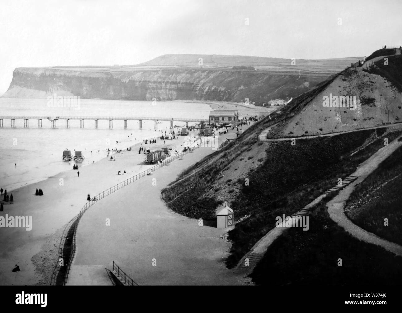Saltburn by the Sea Pier Stock Photo - Alamy