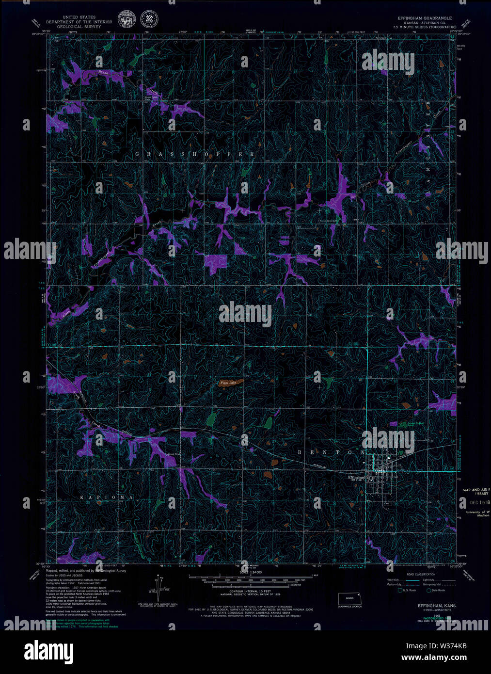 Map Of Effingham High Resolution Stock Photography and Images - Alamy