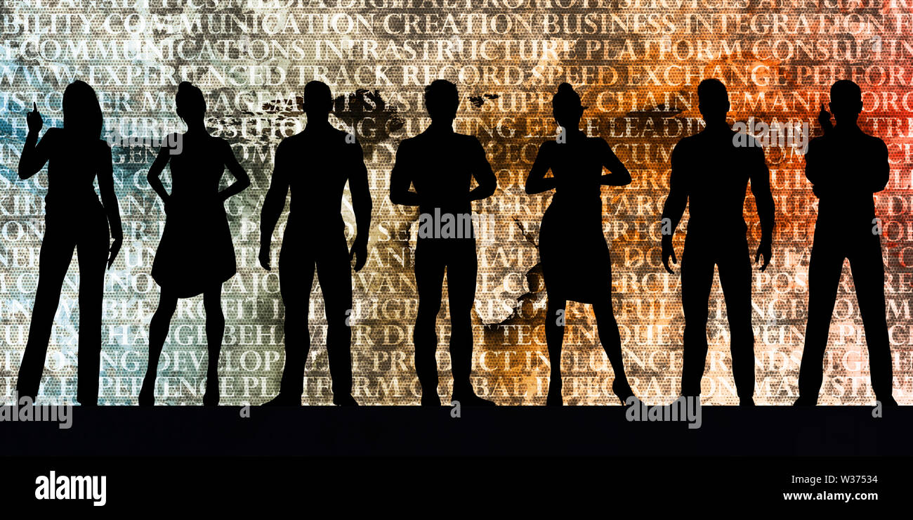 Workforce Development Strategy for Business People Art Stock Photo - Alamy