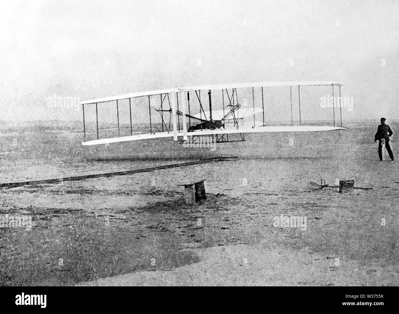 Wright Brothers first flight Stock Photo - Alamy Wright Brothers first flight Stock Photo - Alamy