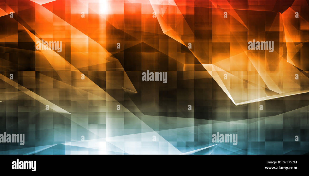 Digital Background and Connectivity Presentation Abstract Art Stock ...