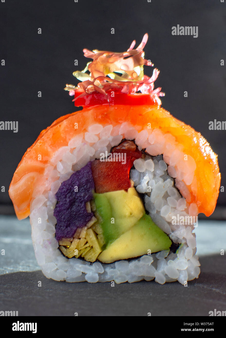 Sushi and Sashimi maki rolls nigiri and inside out maki rolls ...