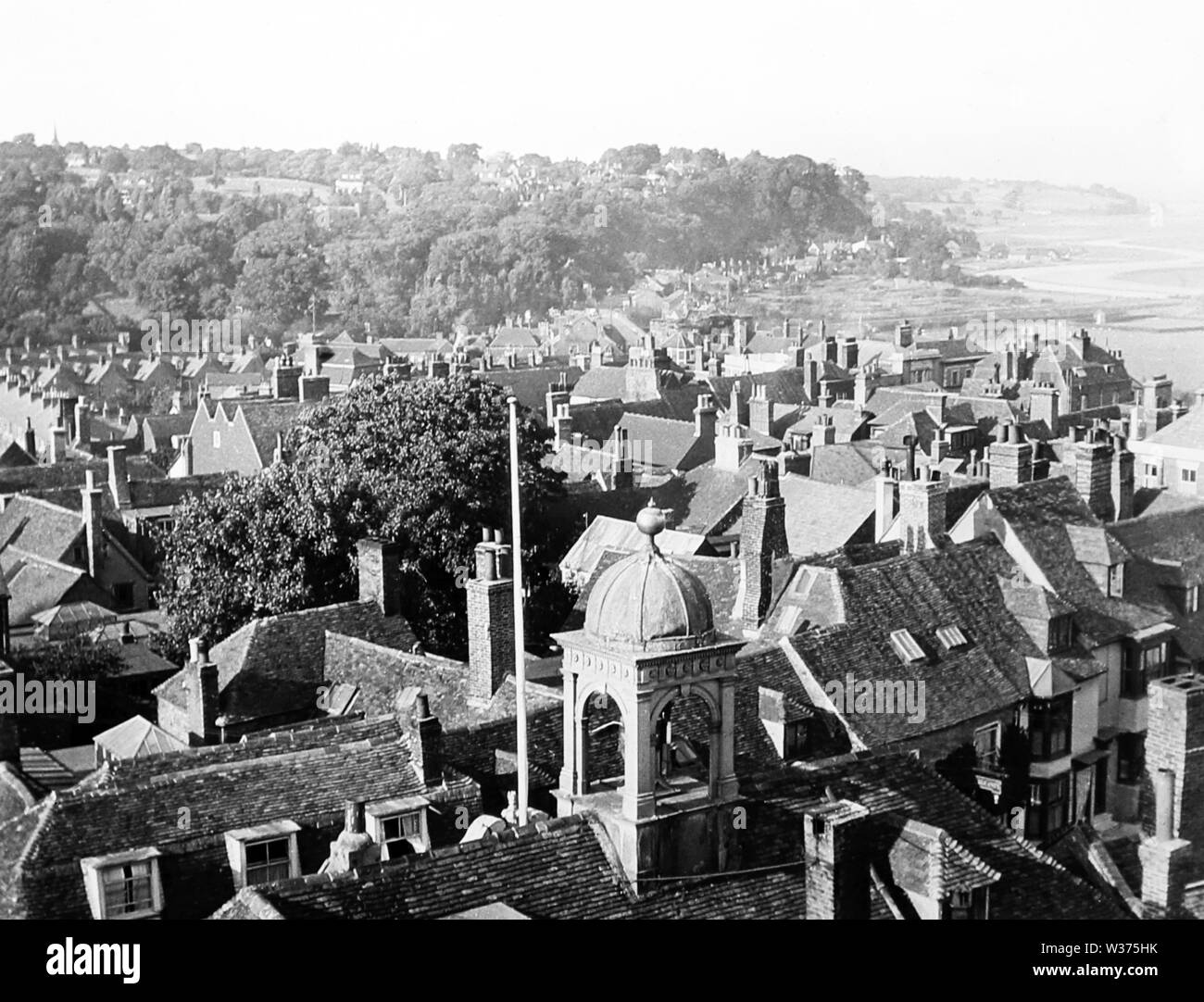 Panorama of Rye Stock Photo - Alamy