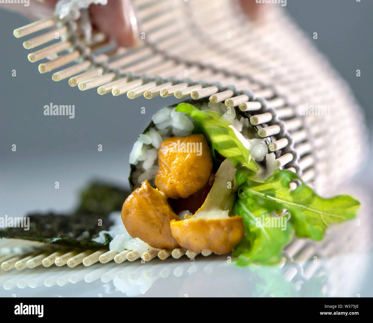 Sushi and Sashimi maki rolls nigiri and inside out maki rolls ...