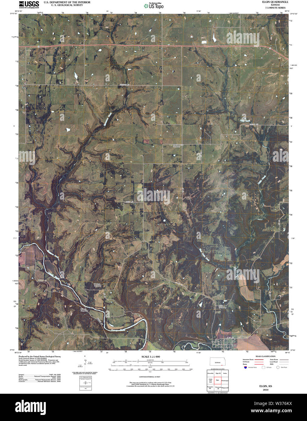 Elgin map hi-res stock photography and images - Alamy