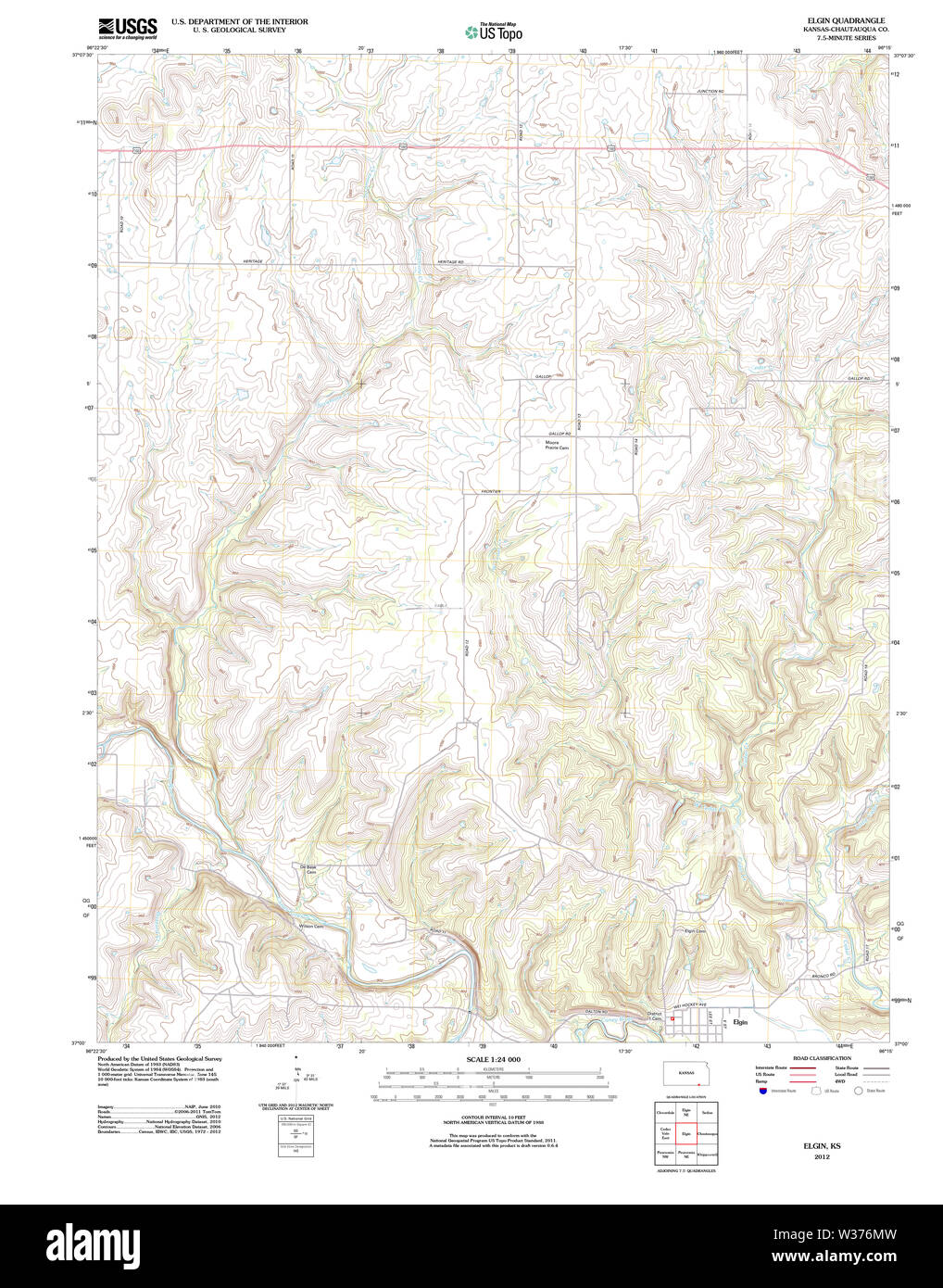 Elgin map hi-res stock photography and images - Alamy