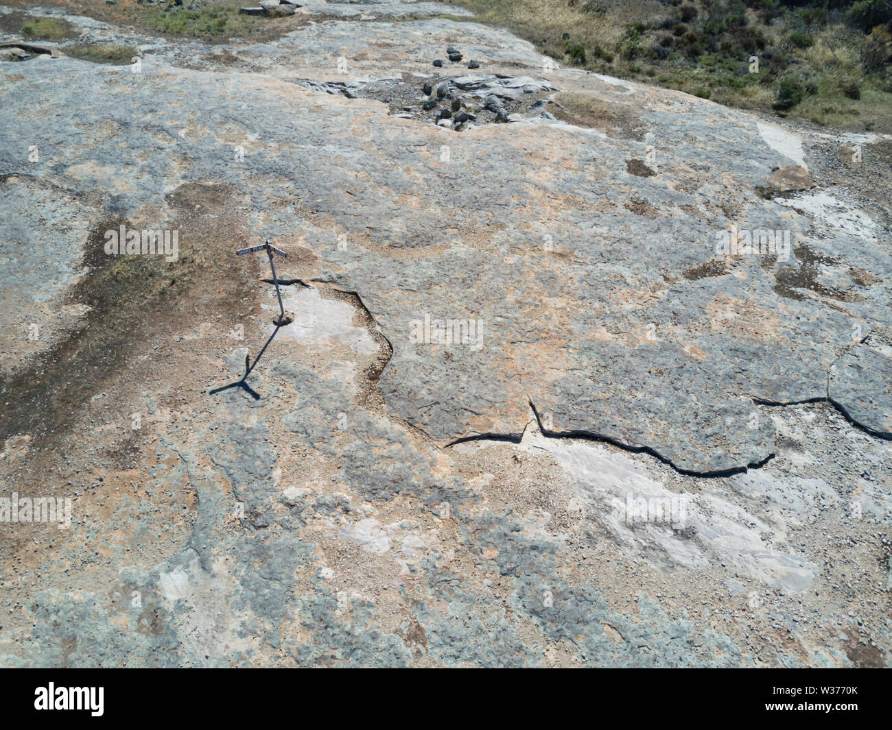 Aerial of Waddikee Rocks where the first European Explorer John Charles ...