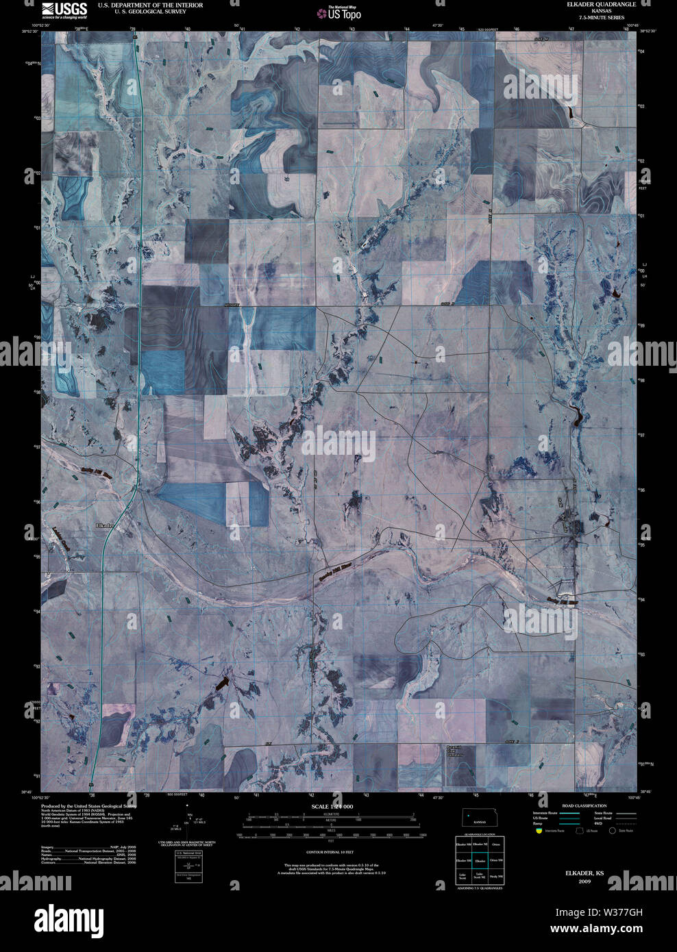 Map of elkader hi-res stock photography and images - Alamy