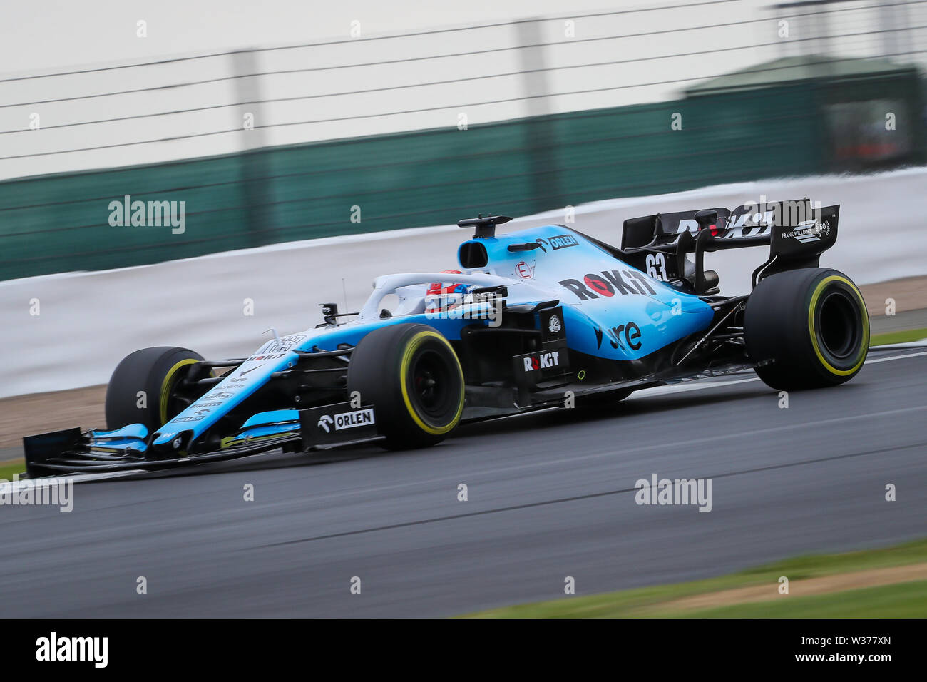 George russell 2019 silverstone hi-res stock photography and images - Alamy