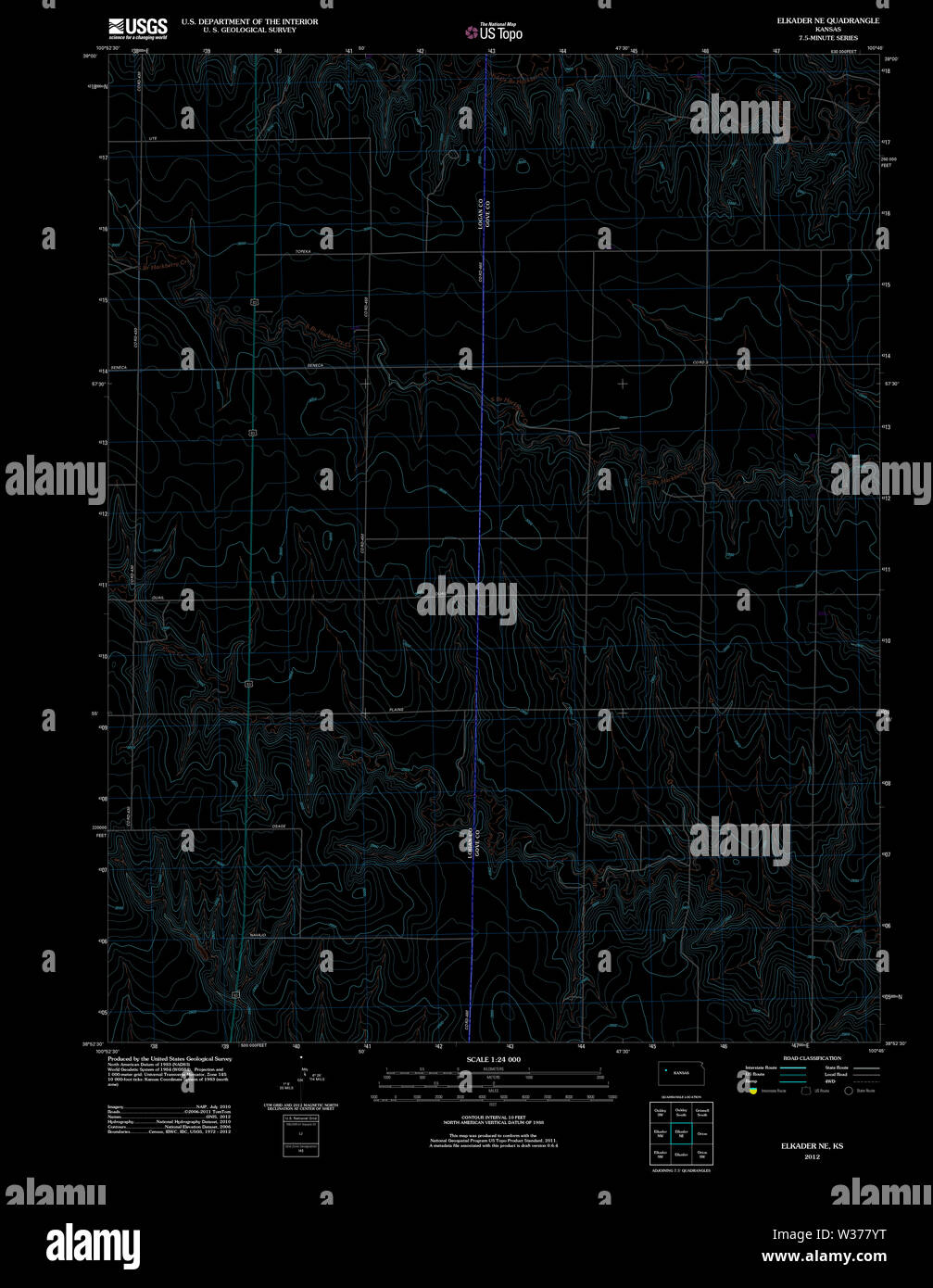 Map of elkader hi-res stock photography and images - Alamy