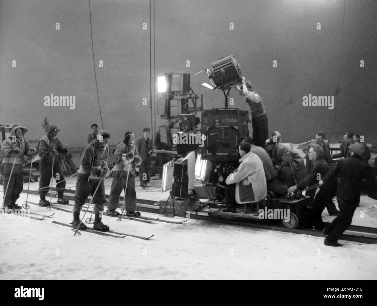 Filming 'Scott of the Antarctic' released in 1948 Stock Photo - Alamy