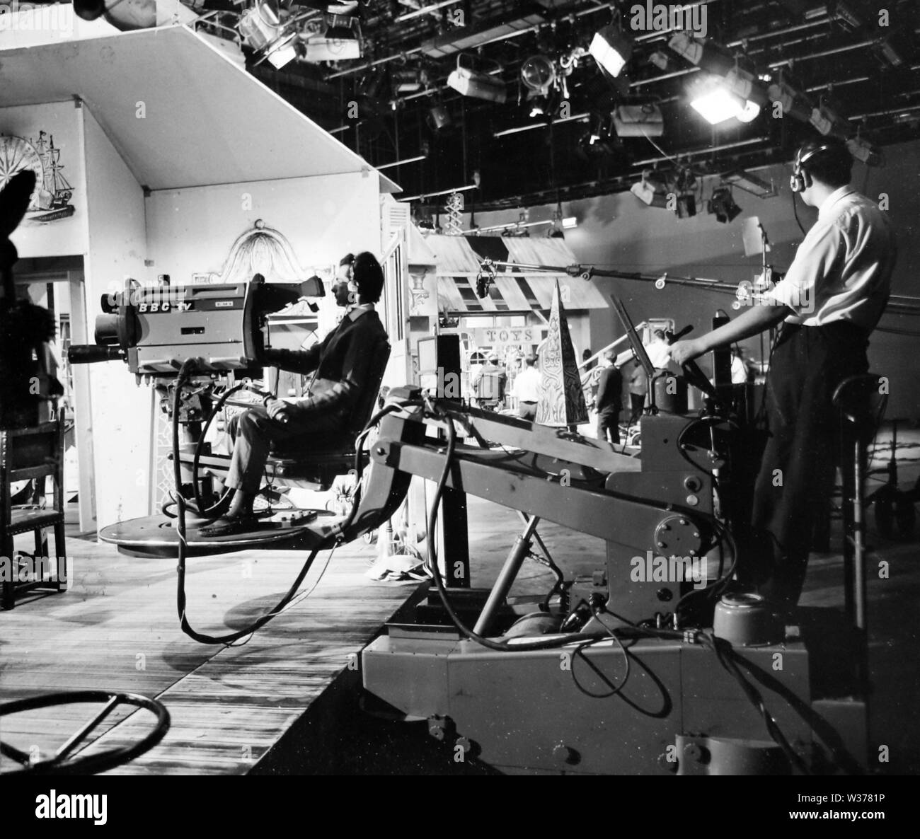 BBC Television Studio, probably Television Centre, Shepherds Bush ...