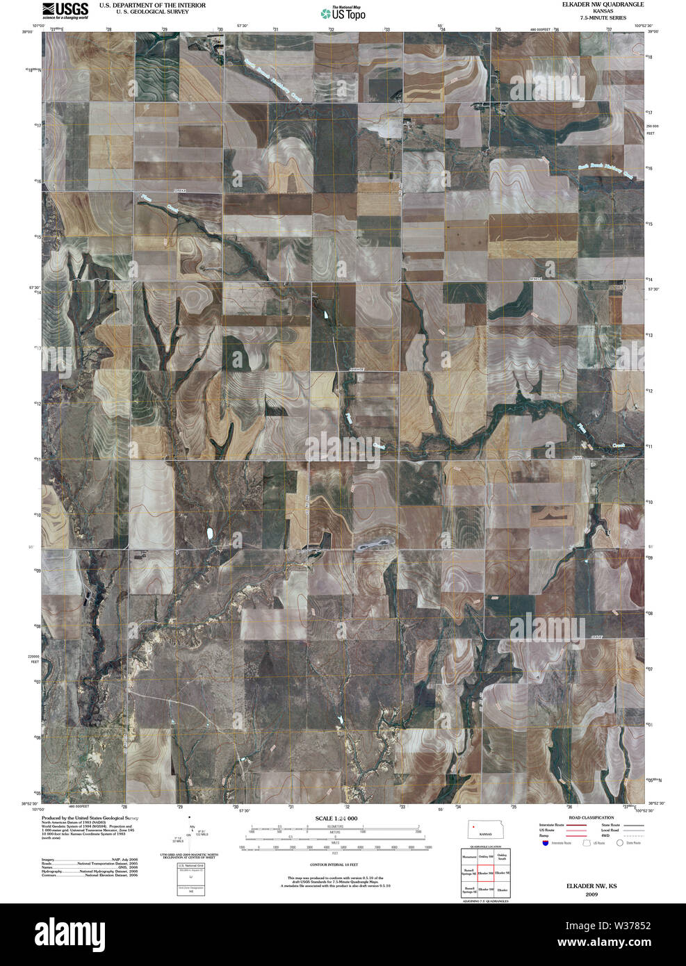 Map of elkader Cut Out Stock Images & Pictures - Alamy