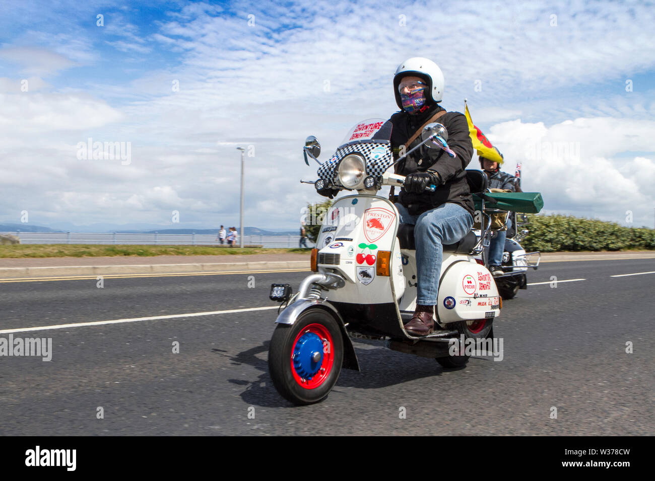 Morecambe, UK. 13th July, 2019. Morecambe Rides Again; The First Kick ...