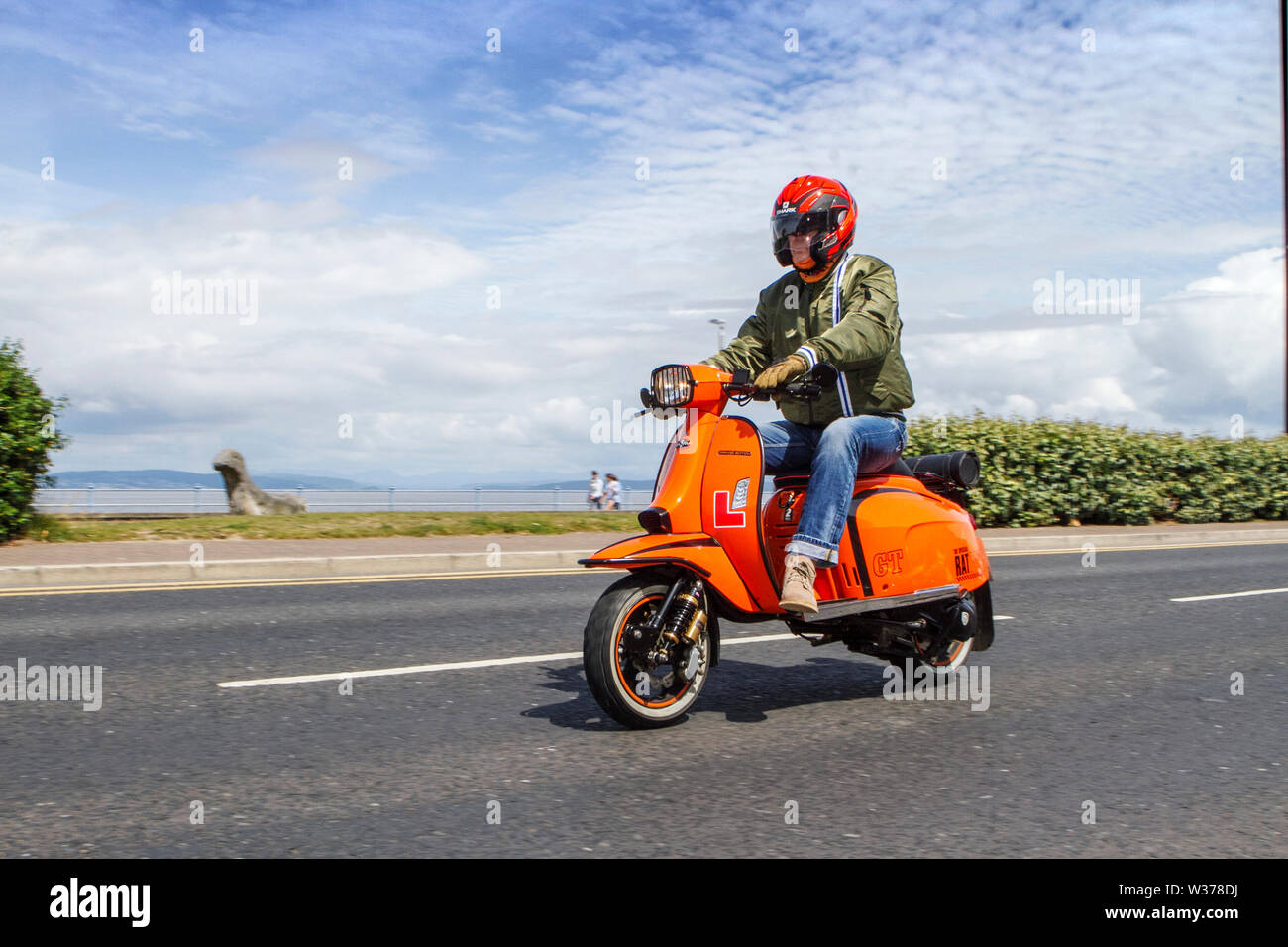 Morecambe, UK. 13th July, 2019. Morecambe Rides Again; The First Kick ...