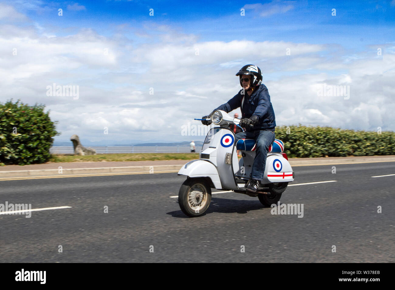 Morecambe, UK. 13th July, 2019. Morecambe Rides Again; The First Kick ...