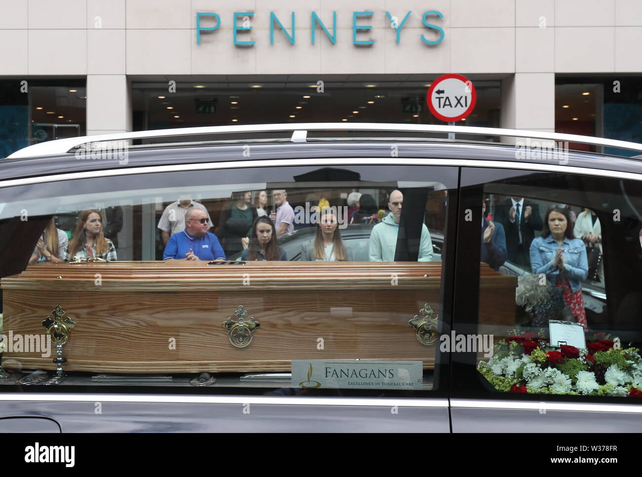 The funeral cortege for Penneys/Primark founder Arthur Ryan makes its ...