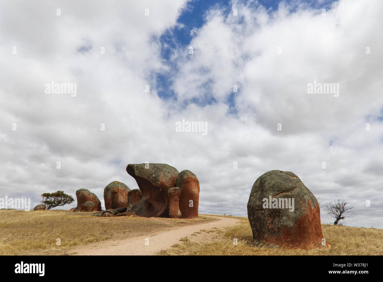 Murphy’s Haystacks are ancient, wind-worn pillars and boulders of pink ...