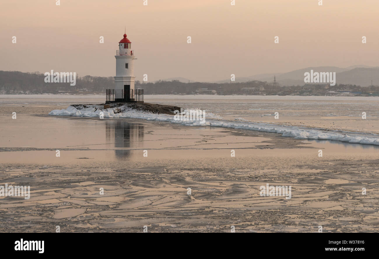 Sunset blue water strait coastline hi-res stock photography and images ...