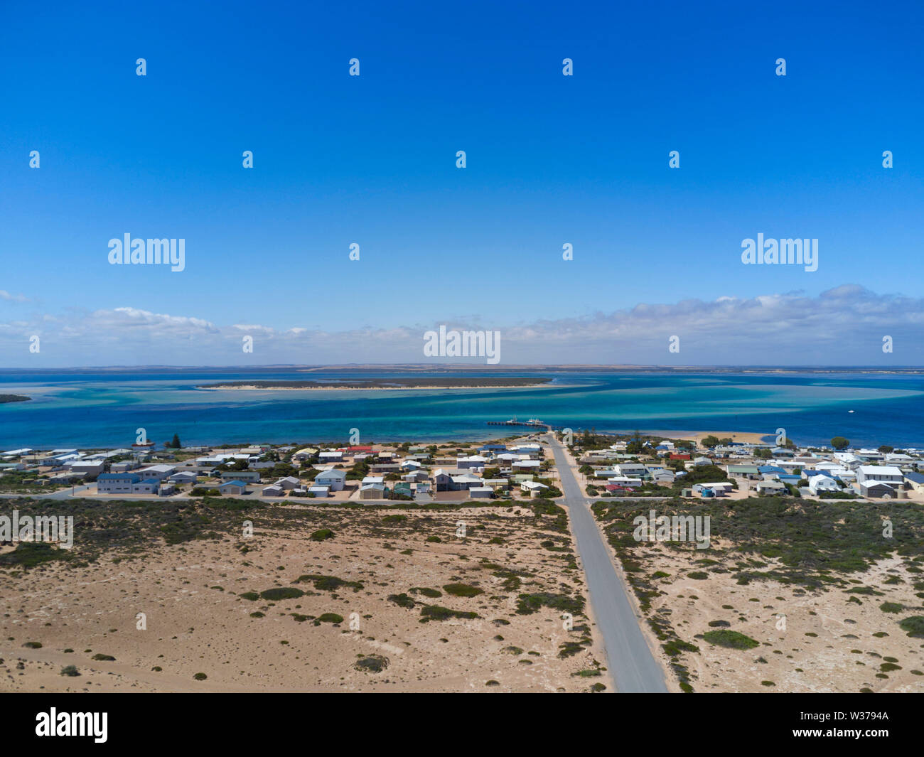 Aerial of Venus Bay Eyre Peninsula South Australia Stock Photo - Alamy