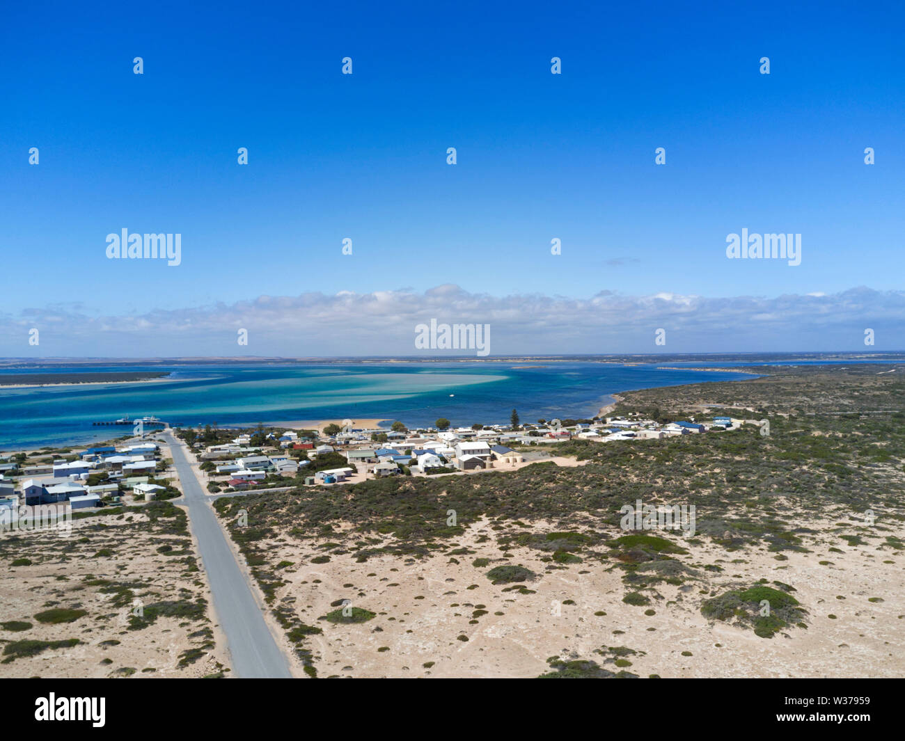 Aerial of Venus Bay Eyre Peninsula South Australia Stock Photo - Alamy