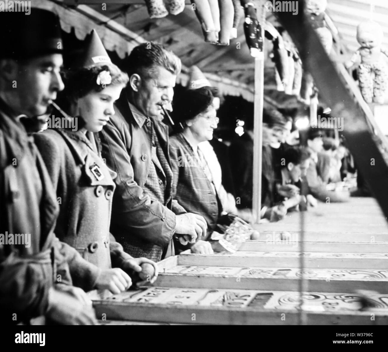 Fairground game Black and White Stock Photos & Images - Alamy