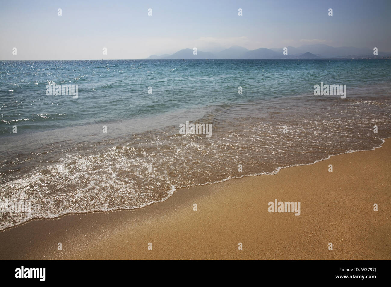 Mediterranean sea in Cannes. France Stock Photo - Alamy