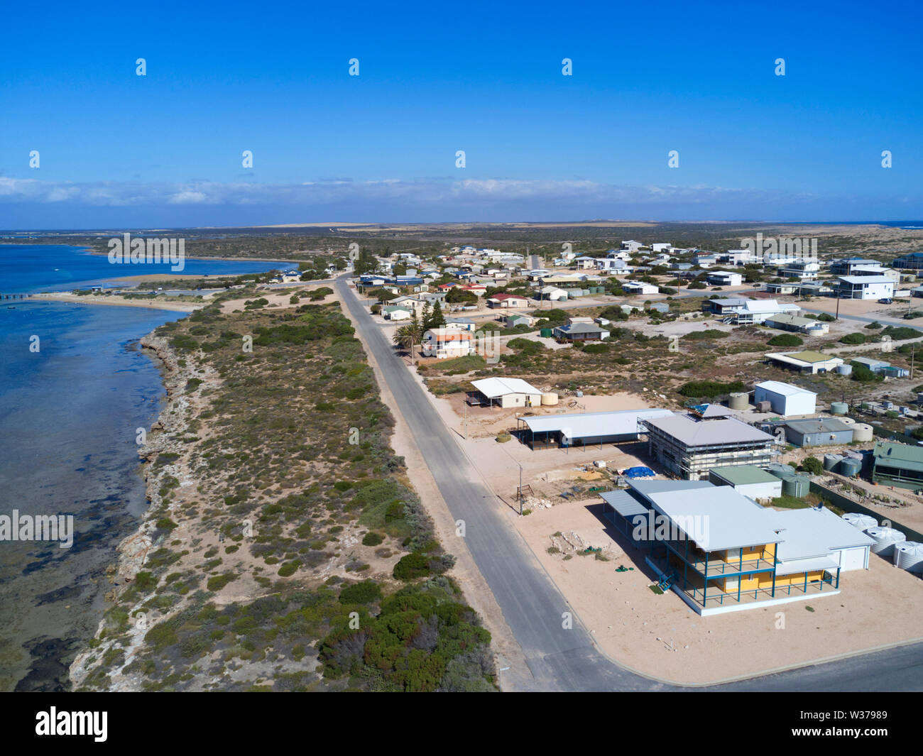 Aerial of Venus Bay Eyre Peninsula South Australia Stock Photo - Alamy