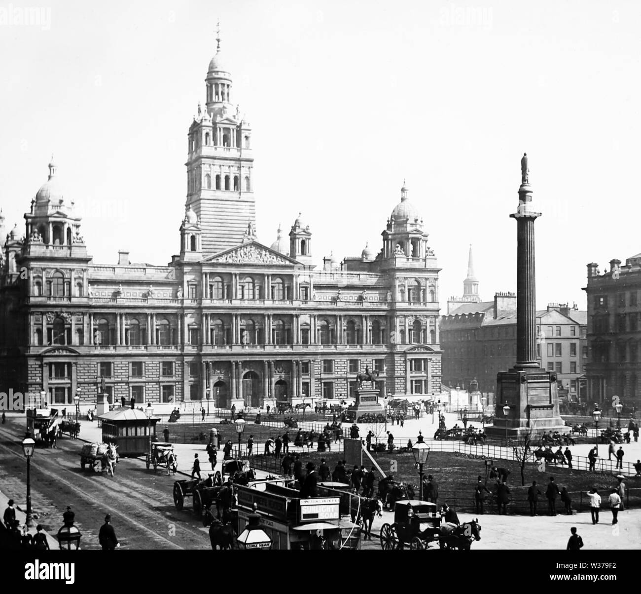 Old george square Black and White Stock Photos & Images - Alamy