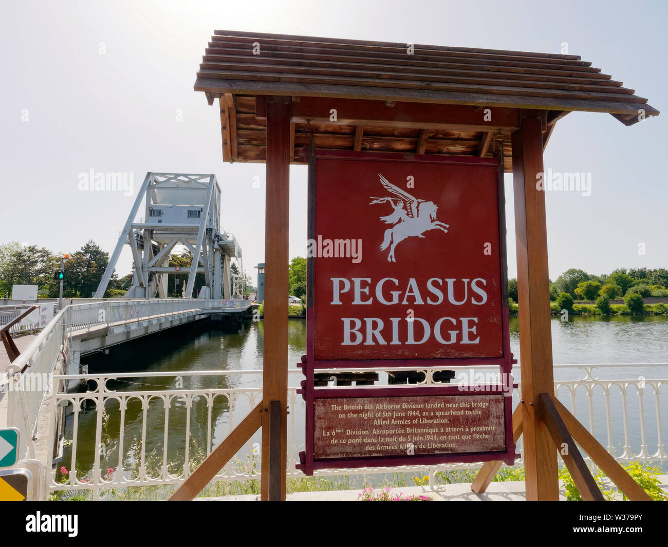 Pegasus Bridge - The name is derived from the shoulder emblem worn by ...