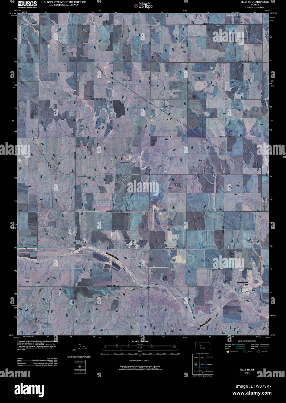 Ellis kansas map hi-res stock photography and images - Alamy