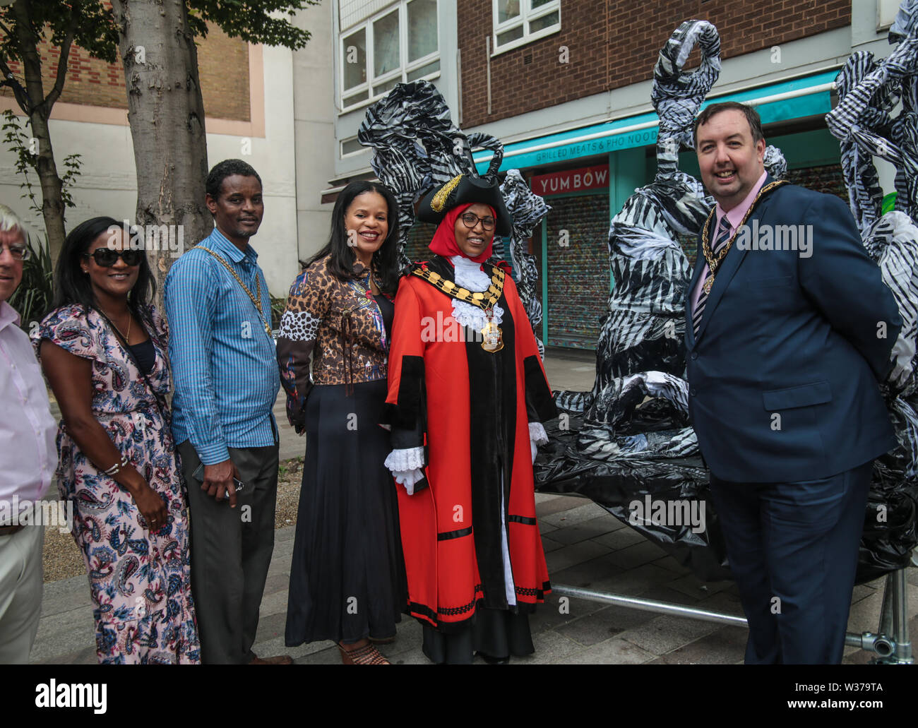 London, UK. 13th July, 2019. Rakhia Ismail Islington's Mayor for 2019 ...