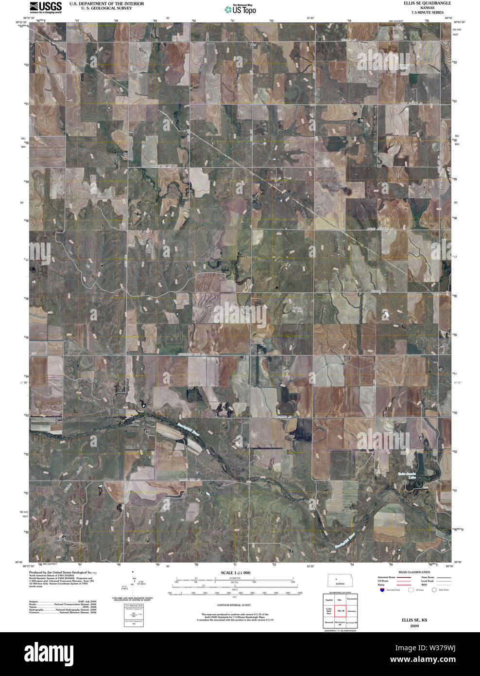 Ellis kansas map hi-res stock photography and images - Alamy