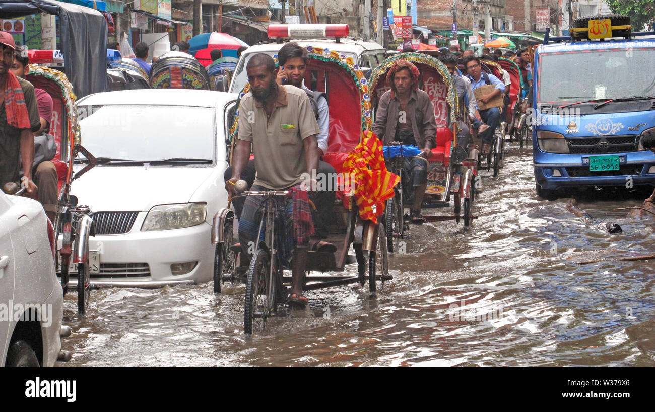 Water login 30jun 2019Dhaka, Bangladesh, In the rainy season the ...