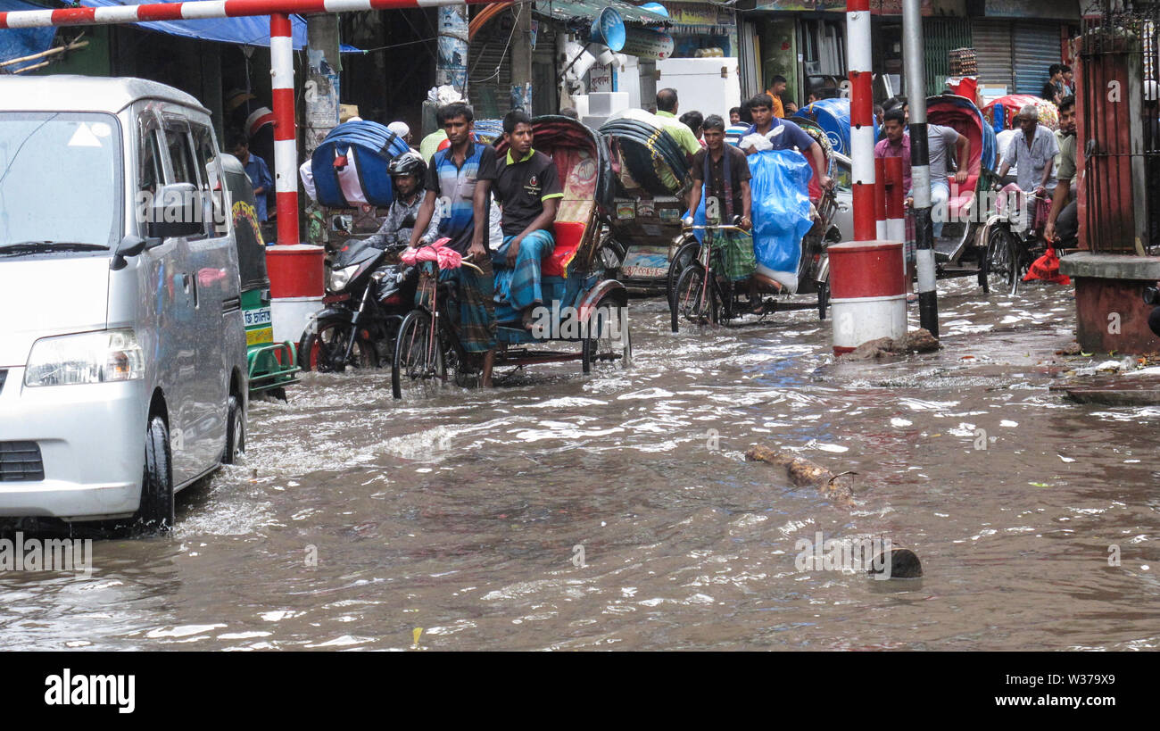 Water login 30jun 2019Dhaka, Bangladesh, In the rainy season the ...