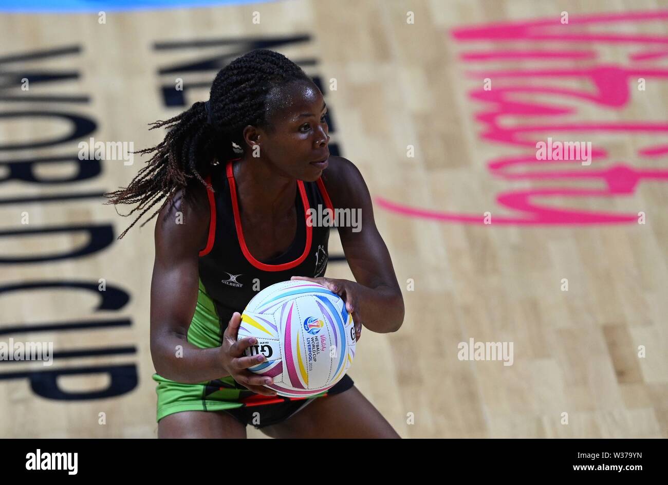 Liverpool, UK. 13 July 2019. Bridget Kumwenda (Malawi) during the ...
