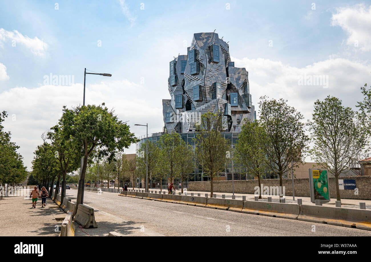 06 July 2019, France (France), Arles: The LUMA Arles Cultural Center ...