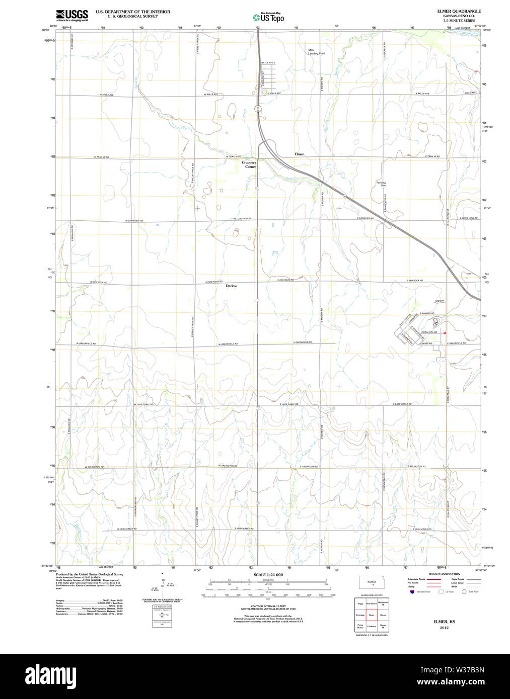 Elmer map hi-res stock photography and images - Alamy