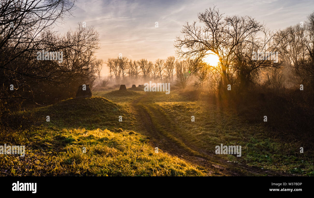 The water supply wells in the field Stock Photo - Alamy