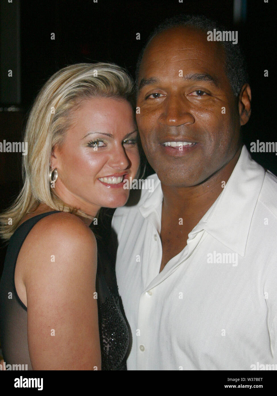 OJ Simpson with girlfriend Christy Prody 2002 Photo By Adam Scull ...