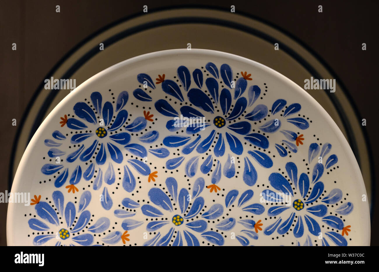 Chinese Traditional Blue And White Porcelain, the Flowers Texture Stock ...