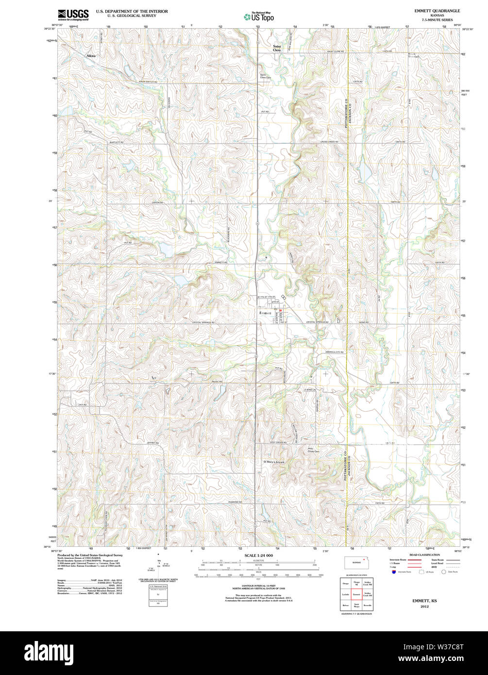 Emmett map hi-res stock photography and images - Alamy